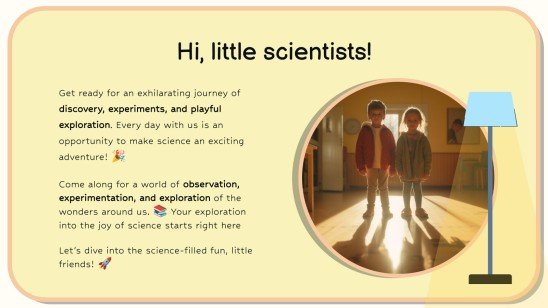 Apresentação Luz e sombras - Pré-escola