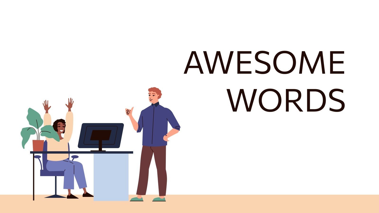 Simple Business Characters Template