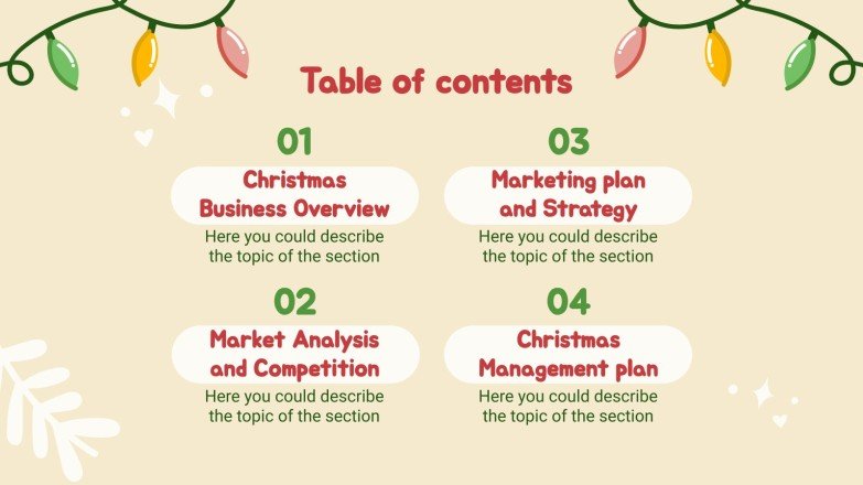 Merry Christmas presentation | Google Slides & PPT template