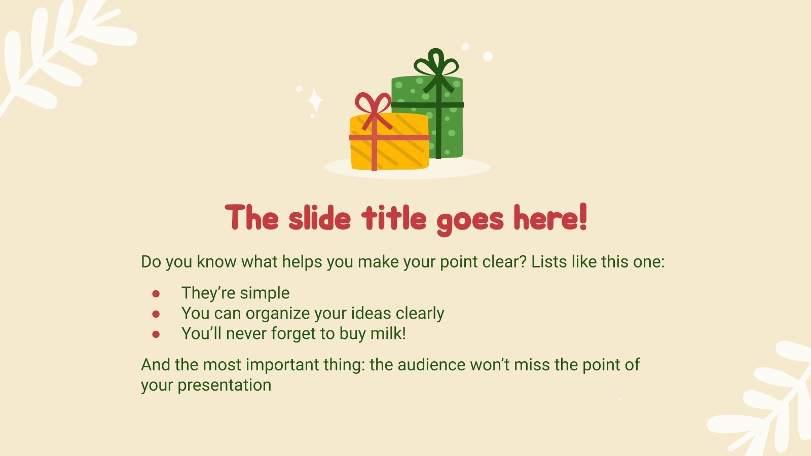 Merry Christmas presentation | Google Slides & PPT template