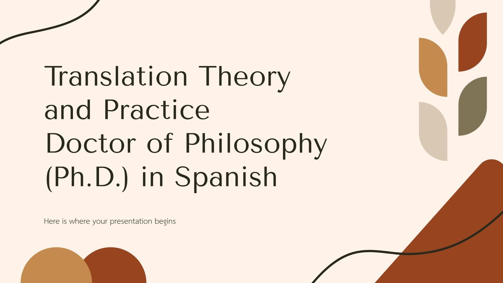 Translation Theory and Practice - Doctor in Spanish