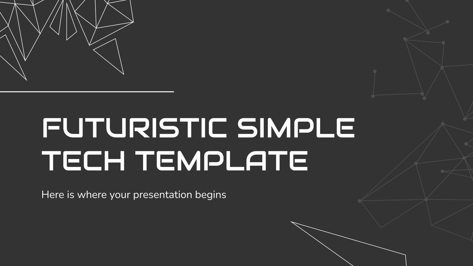 Futuristic Simple Tech Template