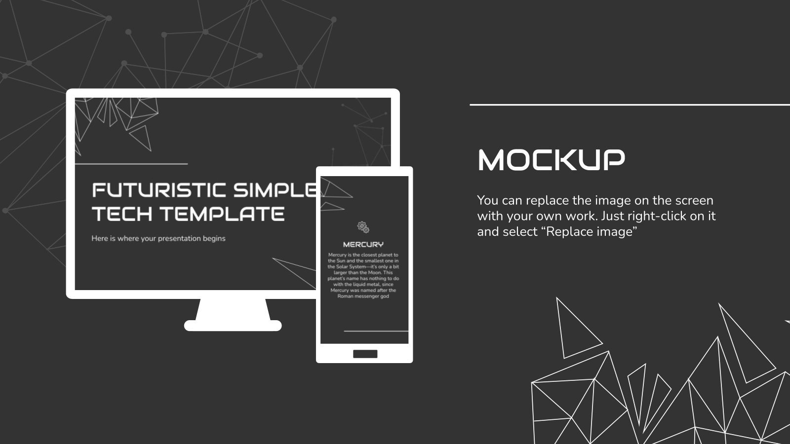 Futuristic Simple Tech Template