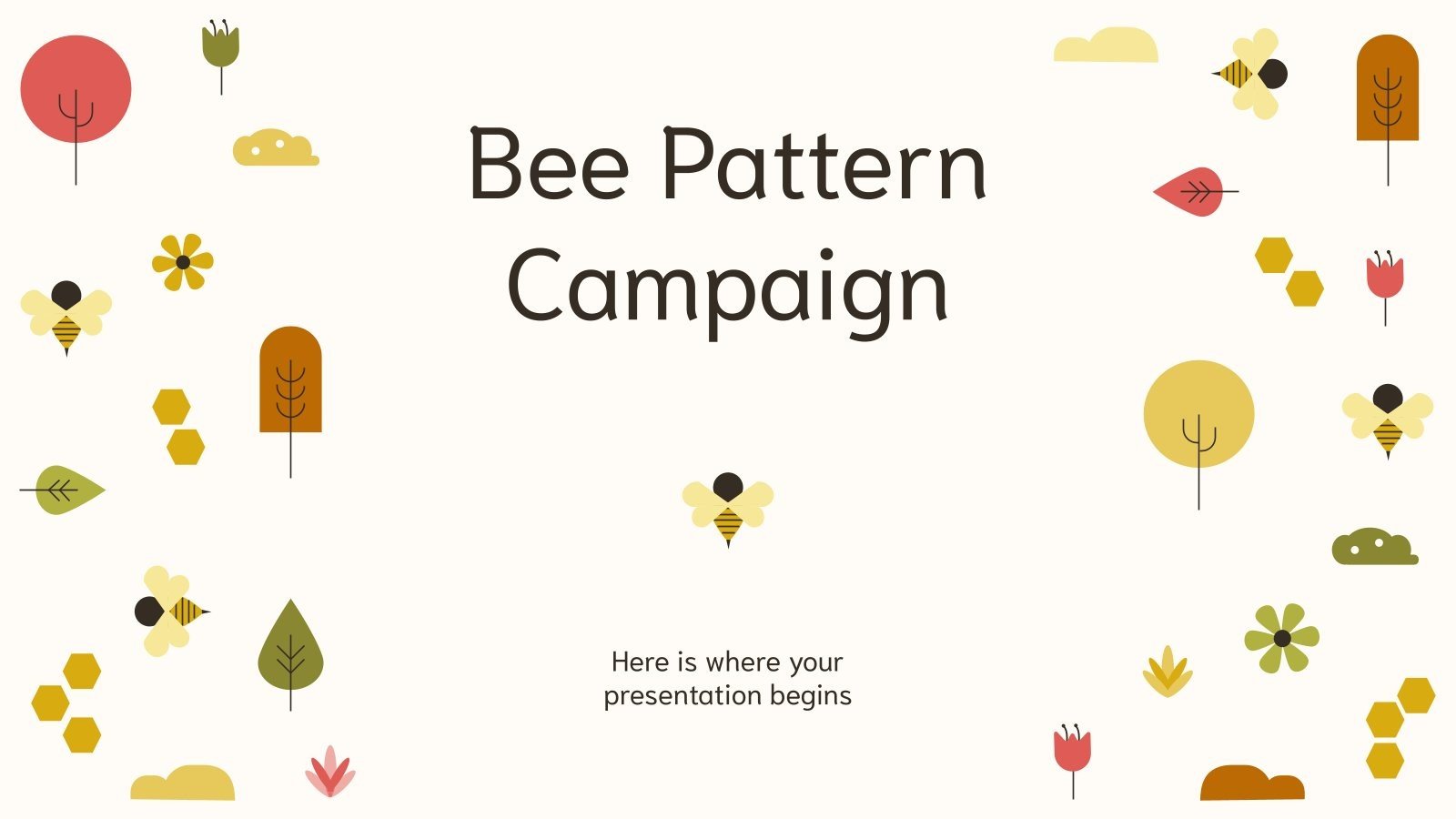 Free Google Slides & PowerPoint templates about bees