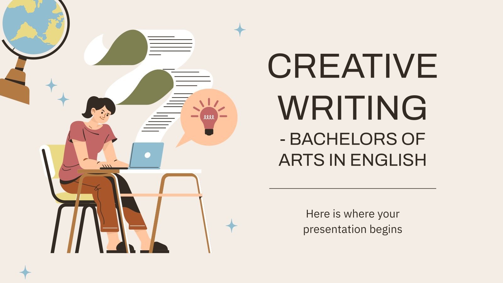 Creative Writing - Bachelor of Arts in English Presentation