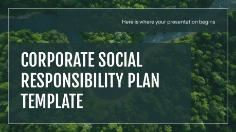 Corporate Social Responsibility Plan Template
