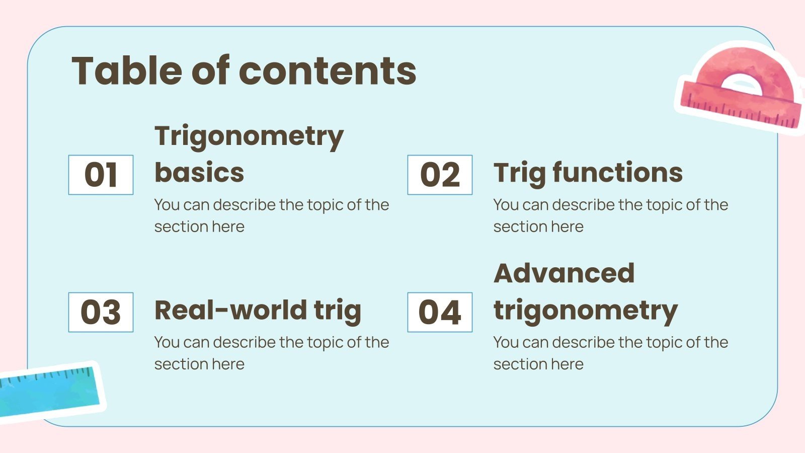 Trigonometry - Math - 11th Grade Presentation