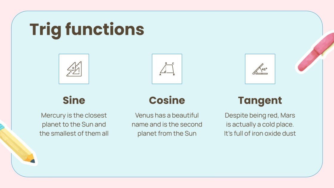 Trigonometry - Math - 11th Grade Presentation
