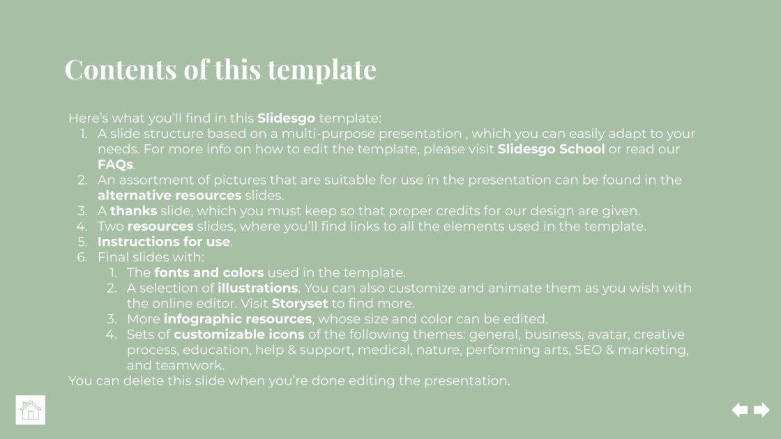 Minimalist Green Slides Google Slides & PowerPoint template