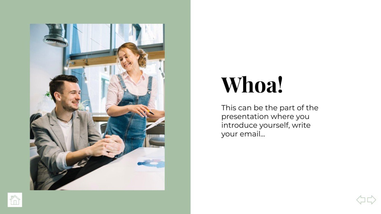 Minimalist Green Slides Google Slides & PowerPoint template