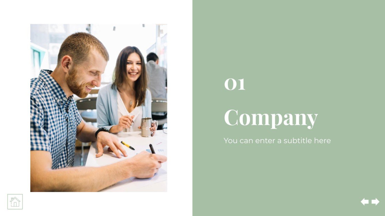 Minimalist Green Slides Google Slides & PowerPoint template