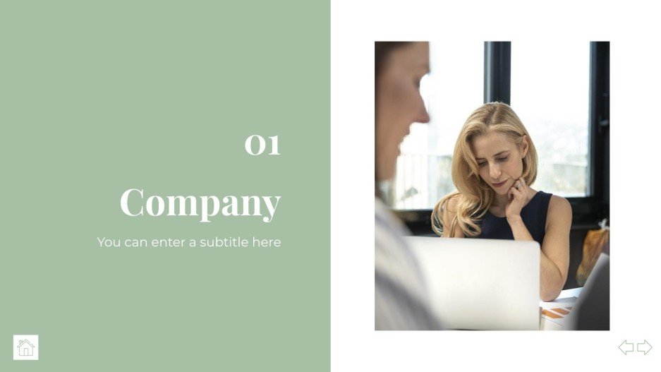 Minimalist Green Slides Google Slides & PowerPoint template