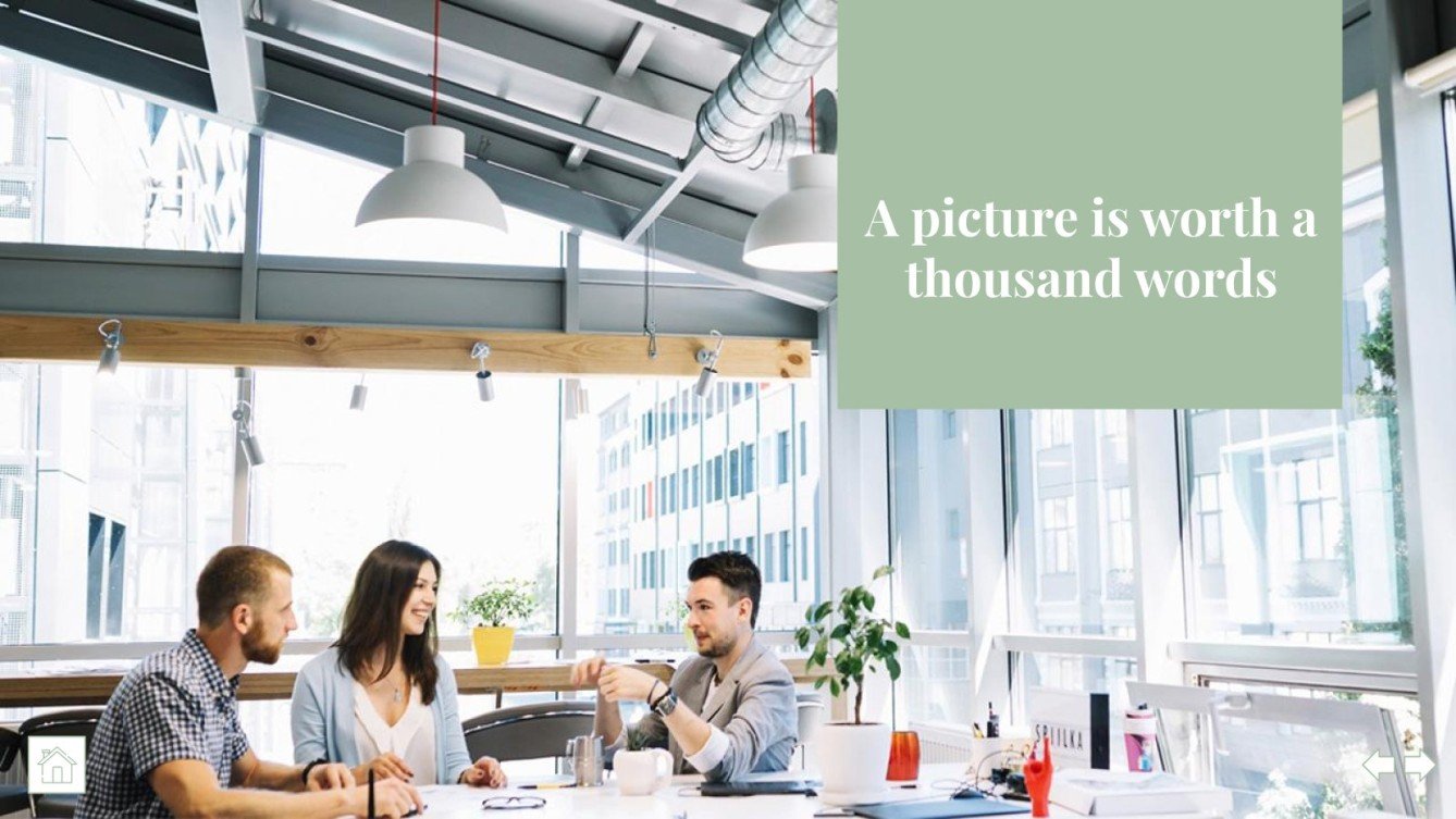 Minimalist Green Slides Google Slides & PowerPoint template