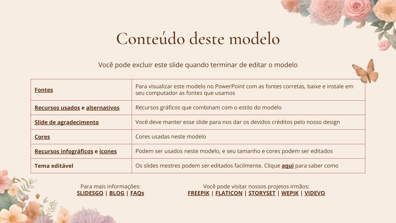 Blooming Flower Design Portfolio Presentation