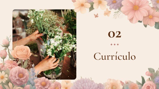 Blooming Flower Design Portfolio Presentation