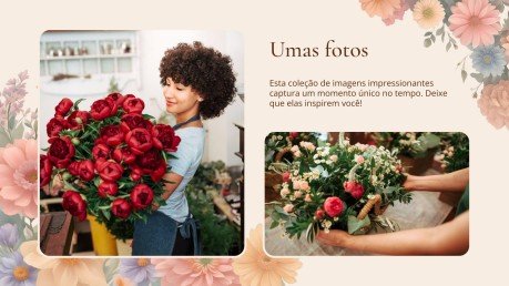 Blooming Flower Design Portfolio Presentation