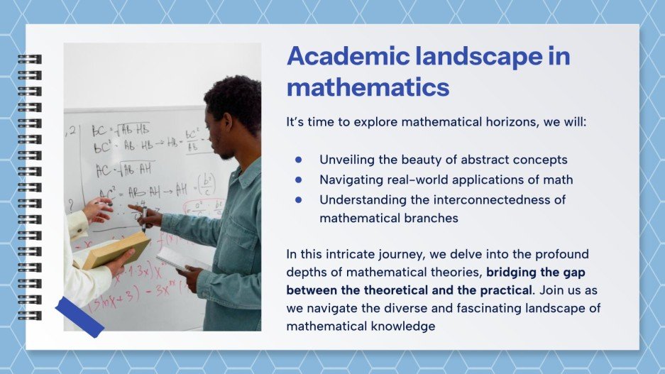 Advanced Topics in Mathematical Physics Presentation