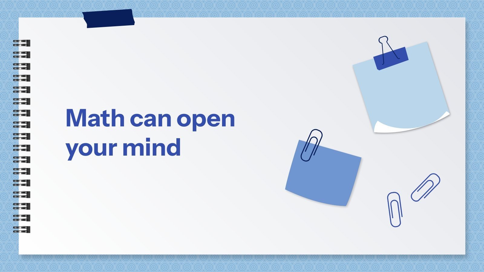 Advanced Topics in Mathematical Physics Presentation