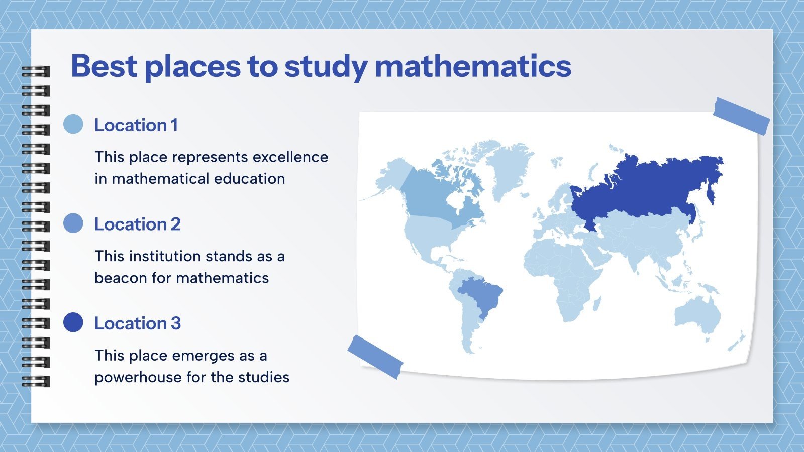 Advanced Topics in Mathematical Physics Presentation