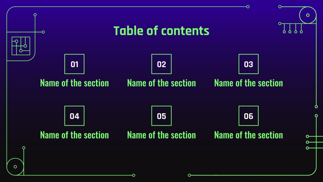 AI Tech Template Presentation