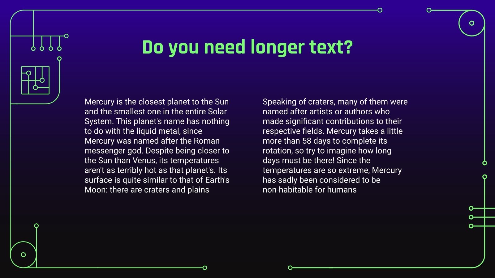 AI Tech Template Presentation