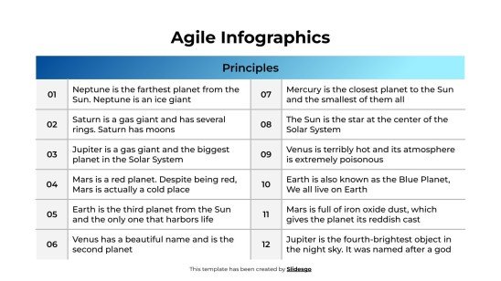 Modelo Infográficos Agile