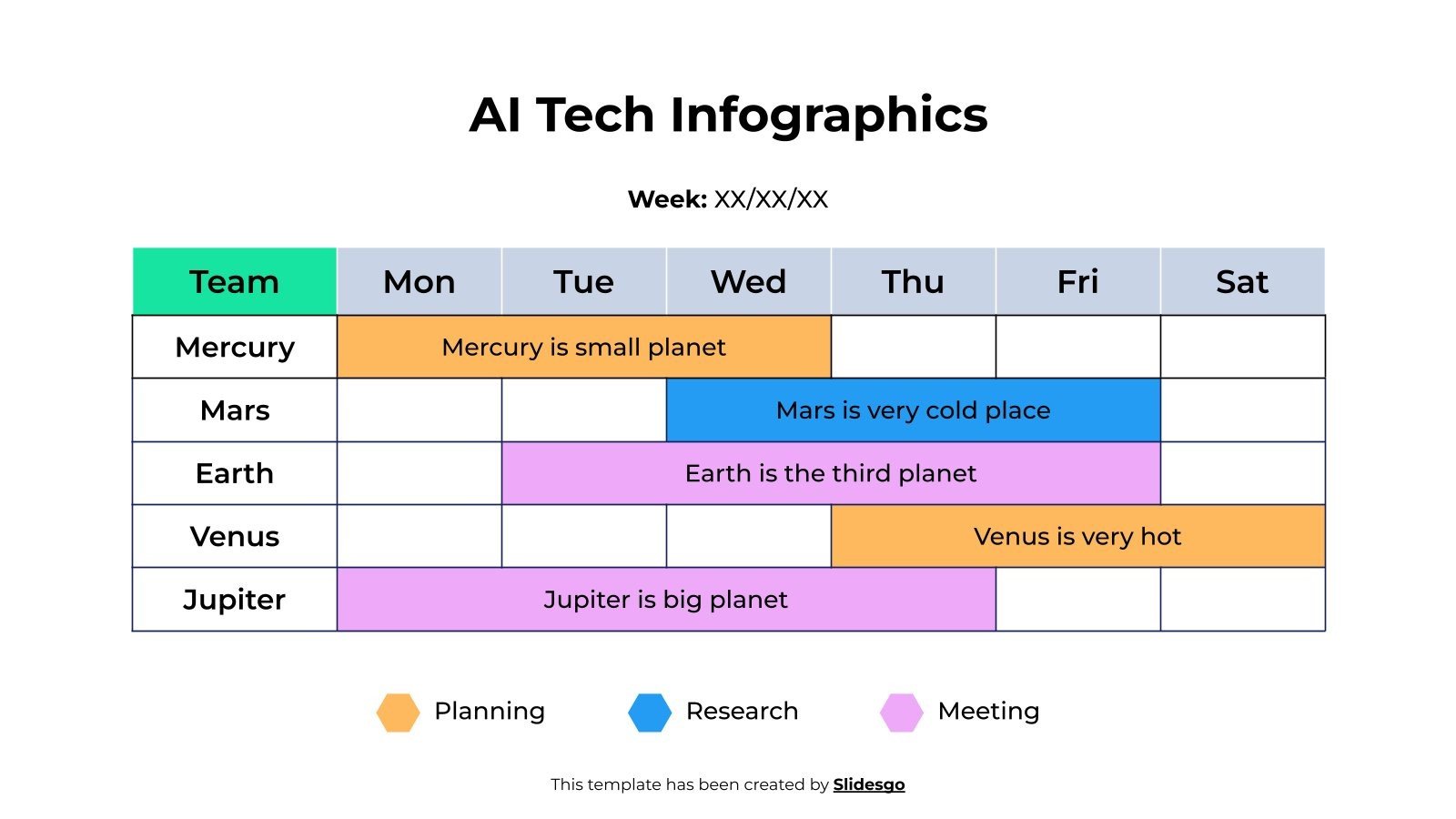 AI Tech Infographics Template