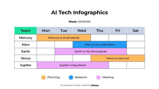 AI Tech Infographics Template