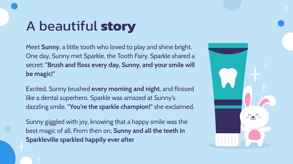 Dental Care and Oral Hygiene - Pre-K Presentation