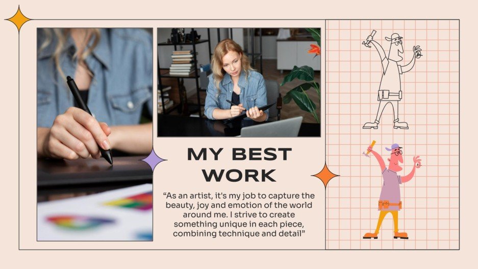 Cartoon Character Designer Portfolio Presentation