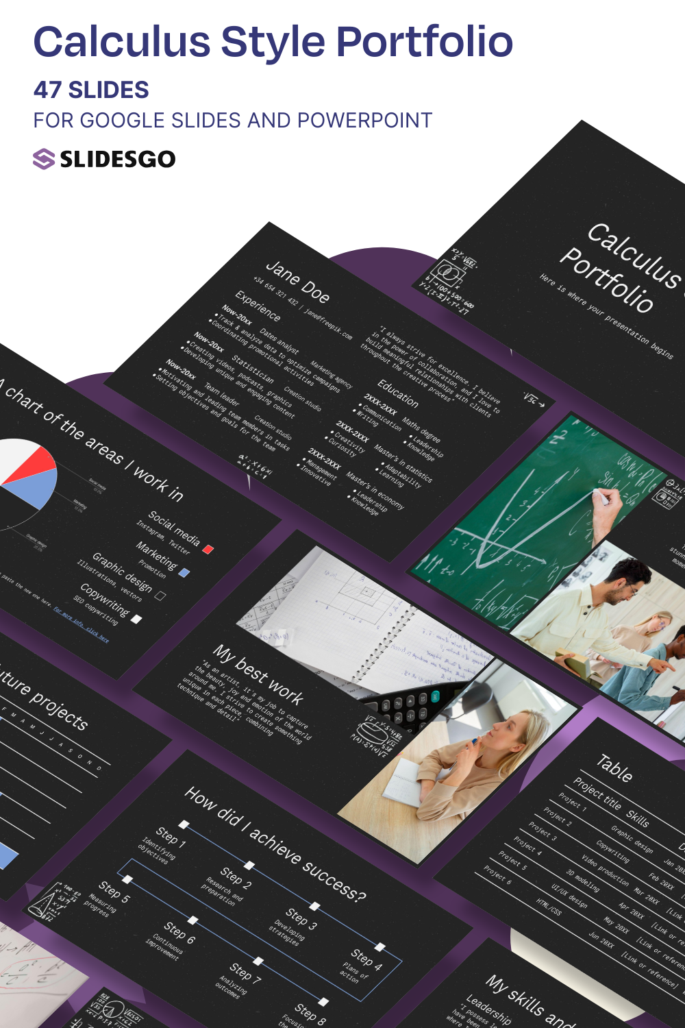 Calculus Style Portfolio Presentation