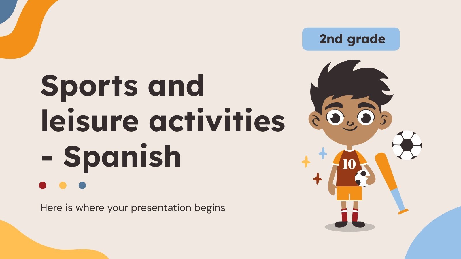 Sports and Leisure Activities - Spanish - 2nd Grade
