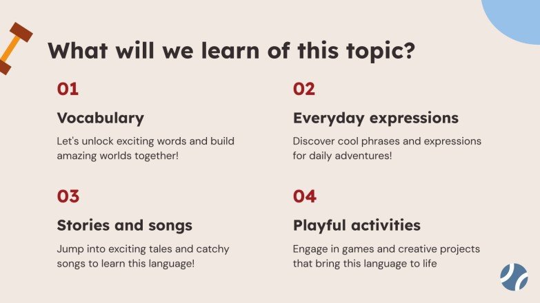 Sports and Leisure Activities - Spanish - 2nd Grade