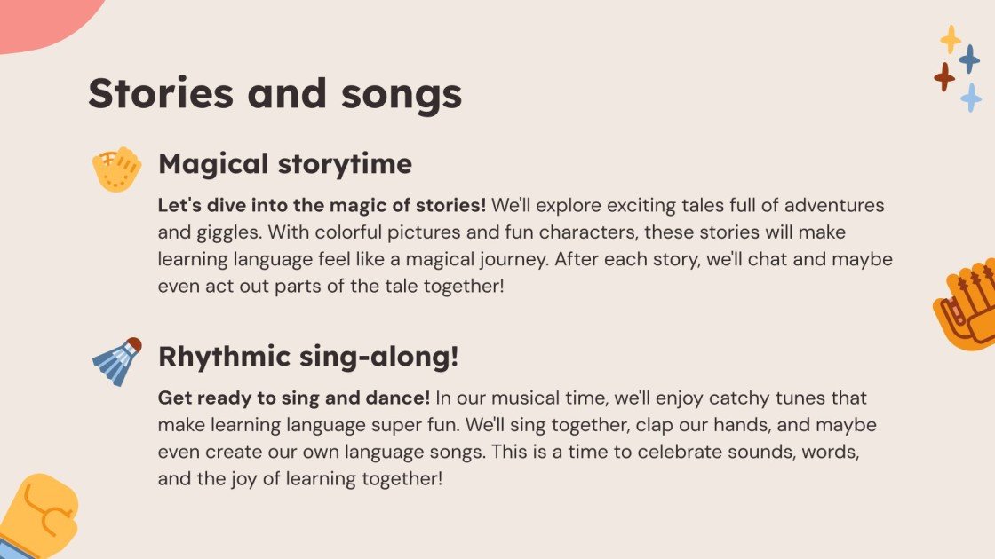 Sports and Leisure Activities - Spanish - 2nd Grade