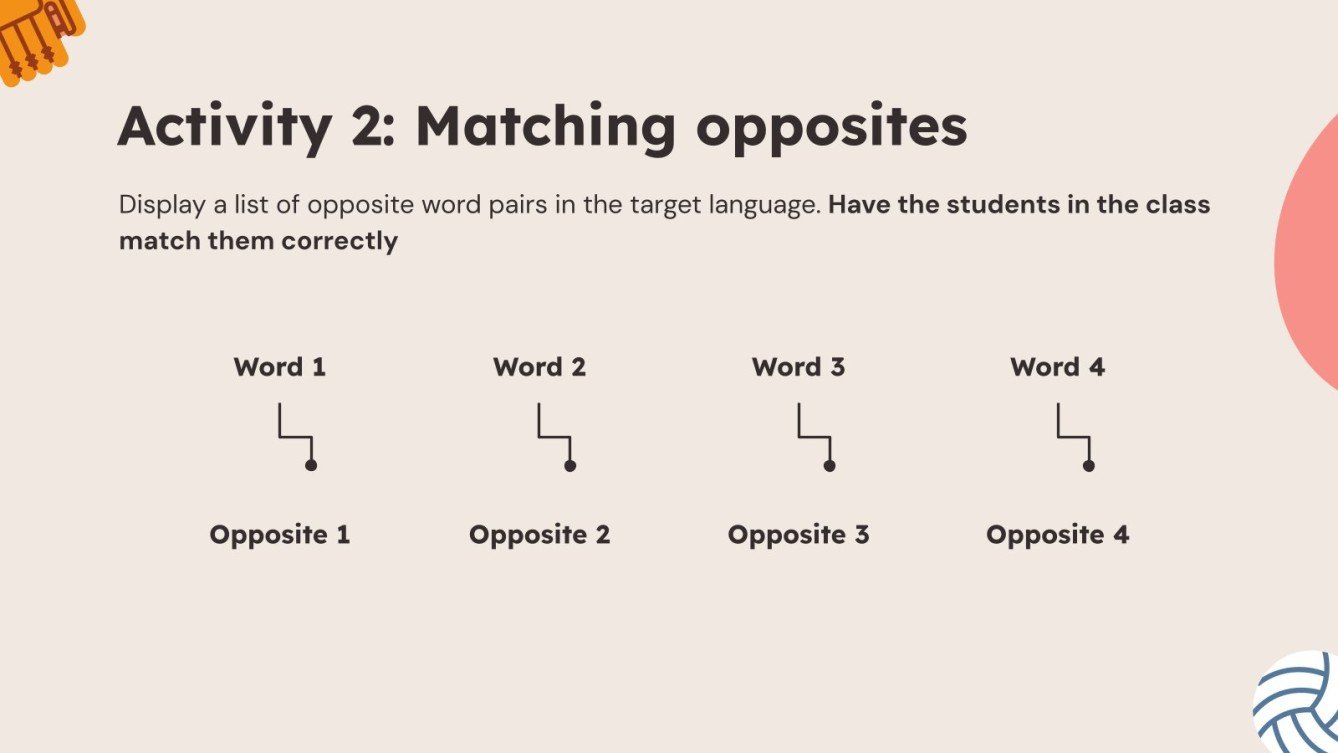 Sports and Leisure Activities - Spanish - 2nd Grade
