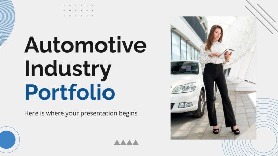 Automotive Industry Portfolio Presentation