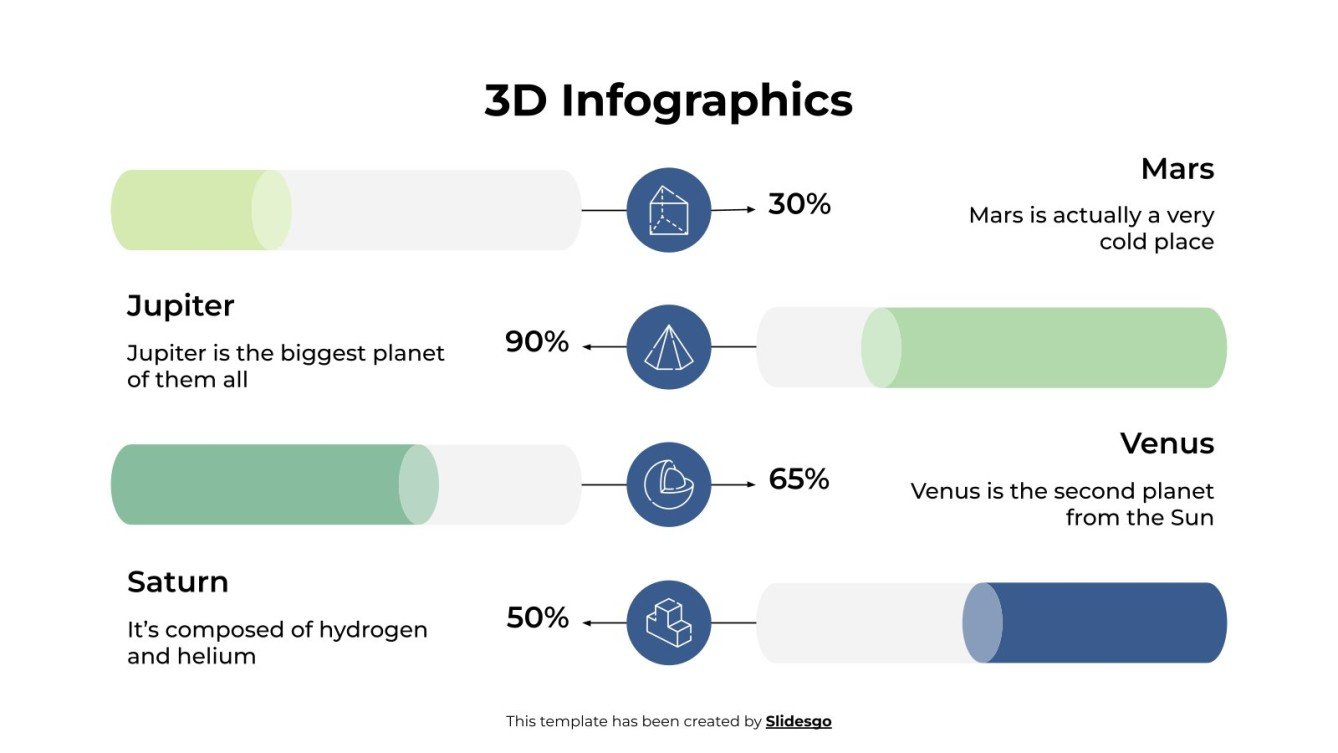 3D Infographics Template
