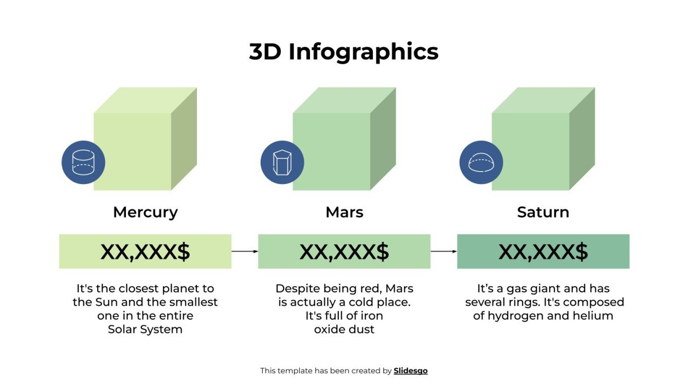 3D Infographics Template