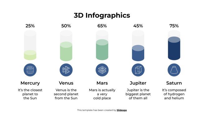 3D Infographics Template