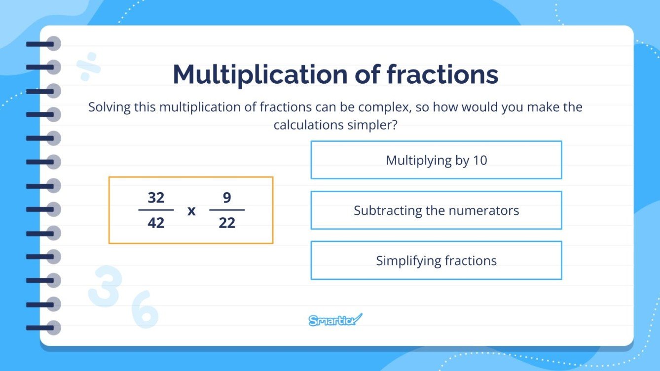 Multiplication of Fractions with Cross Simplification