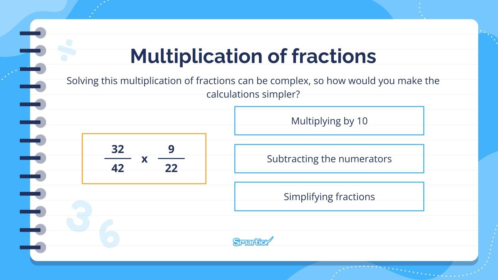 Multiplication of Fractions with Cross Simplification