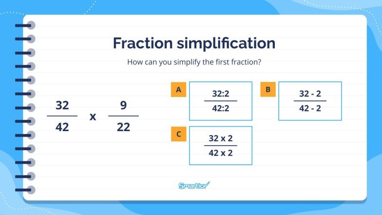 Multiplication of Fractions with Cross Simplification