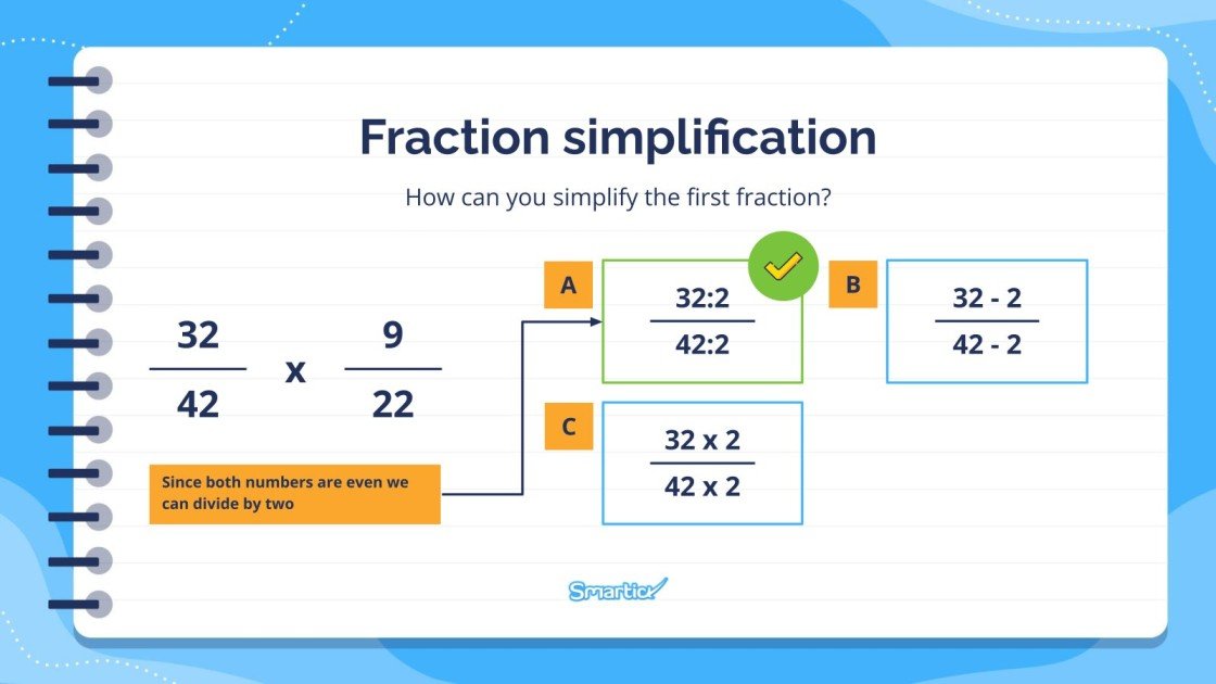 Multiplication of Fractions with Cross Simplification