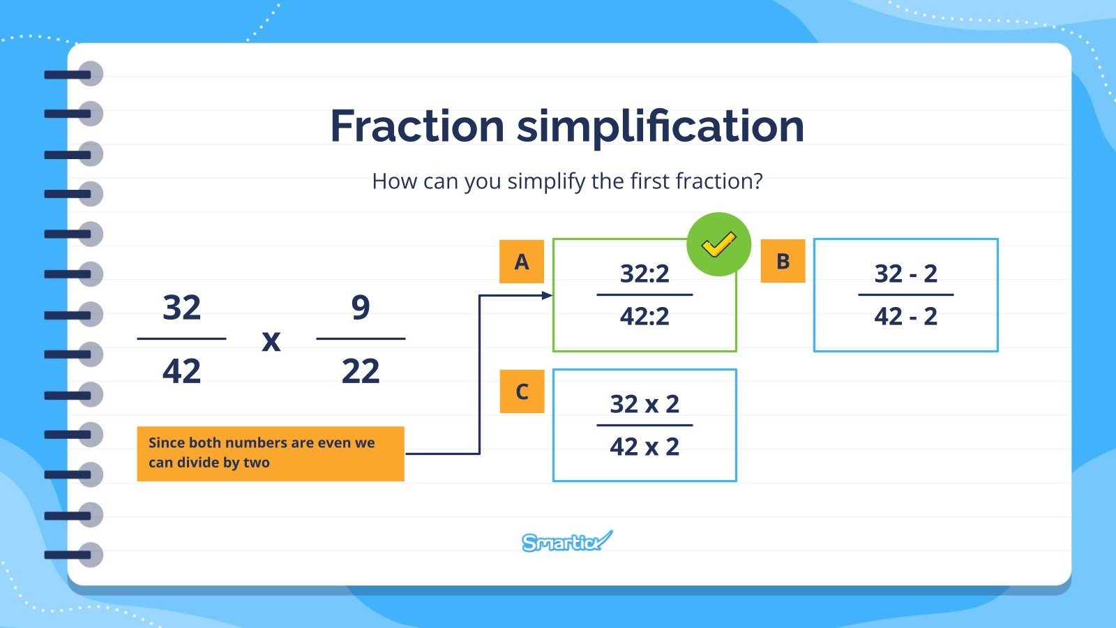 Multiplication of Fractions with Cross Simplification