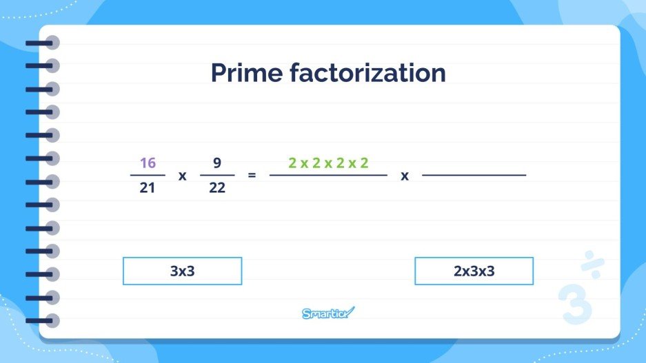 Multiplication of Fractions with Cross Simplification