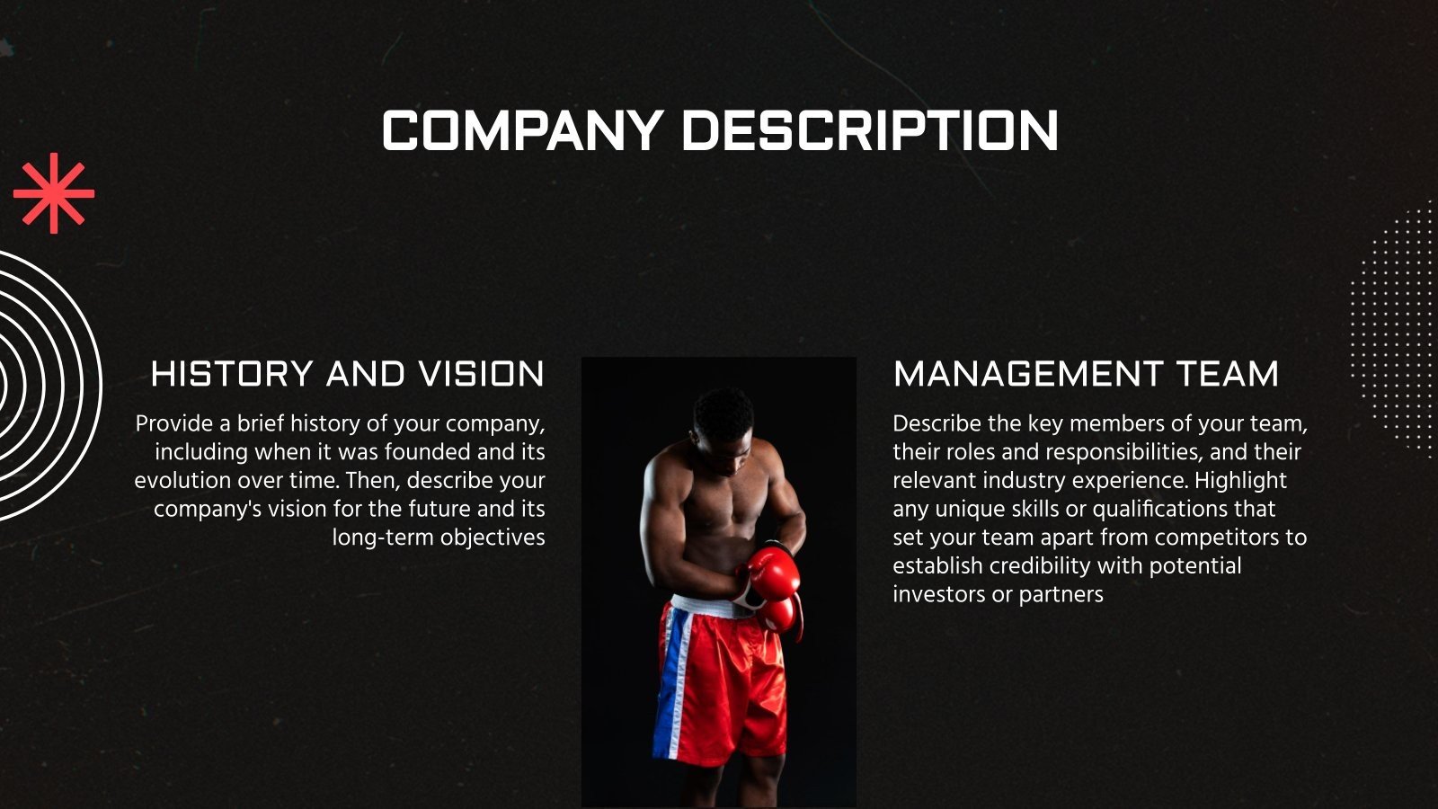 Boxing Gym Business Plan Presentation