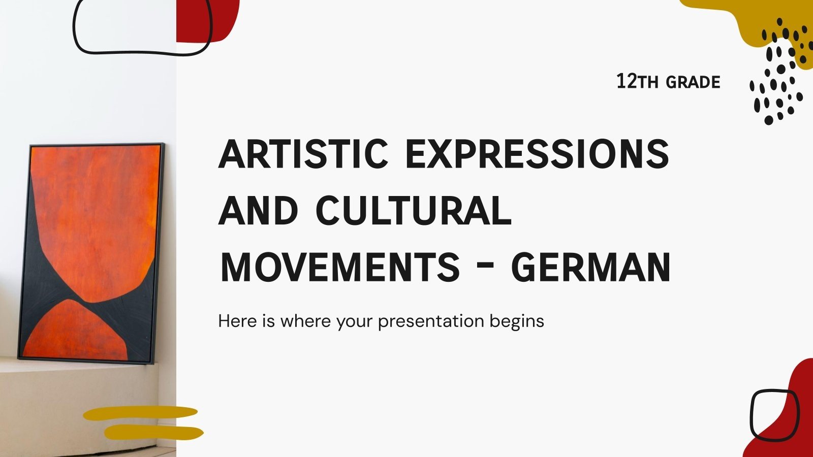 Artistic Expressions and Cultural Movements - German