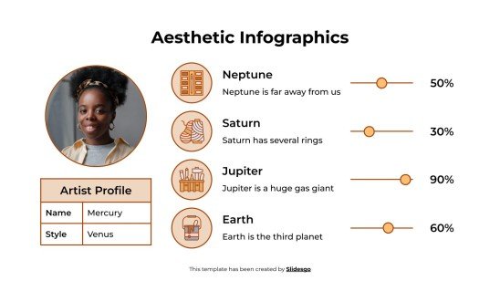 Aesthetic Infographics Template
