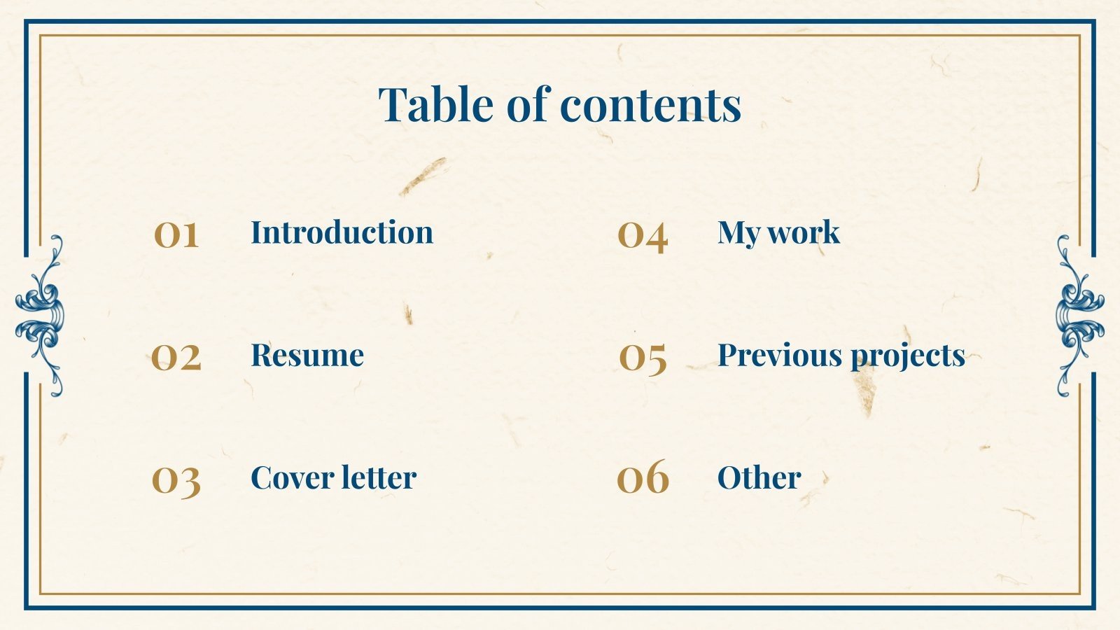 Old Engraving Style Portfolio Presentation