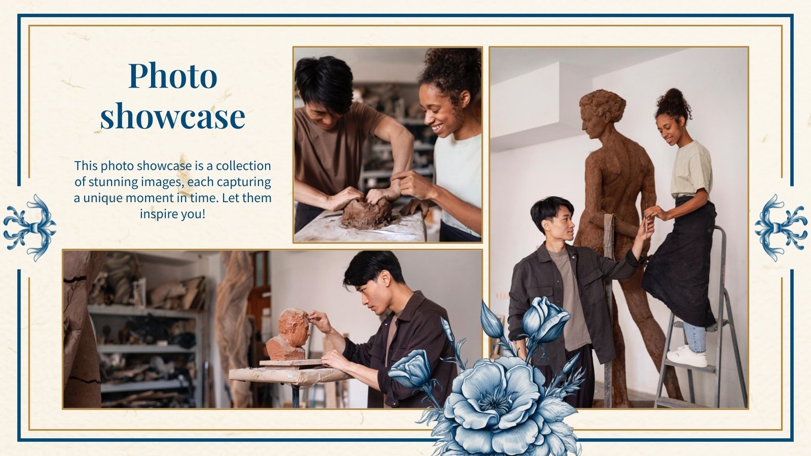 Old Engraving Style Portfolio Presentation